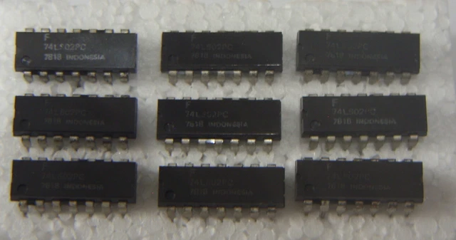 74LS02PC QUAD 2-INPUT NOR gate 74LS02 (DIP-14) NOS. QTY 9 EUR 6,22 - PicClick FR