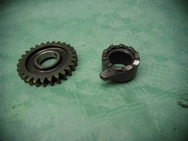 YAMAHA DT 400 MX 1R6 1978 (int.ec*) KICKSTARTER GEAR ZAHNRÄDER EUR 65 ...