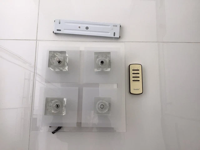 TECHLICO LED DECKENLEUCHTE Dimmbar Deckenlampe mit Fernbedienung EUR 29 ...