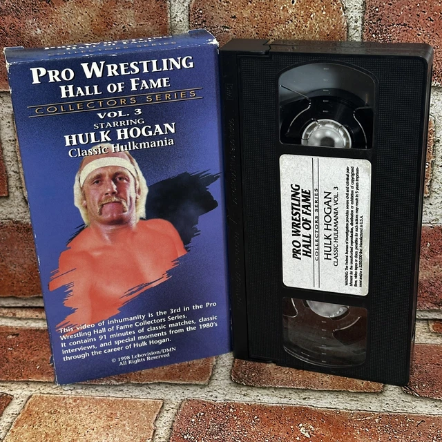 PRO WRESTLING HALL Of Fame - Hulk Hogan VHS VCR Video Tape Used WWE WWF ...