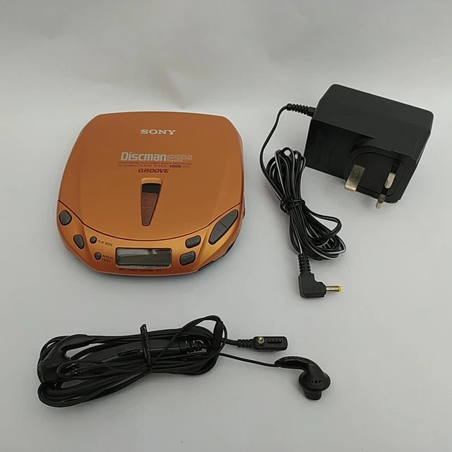 SONY D-E405 GOLD Walkman Discman Portable Personal Music Compact Disc ...