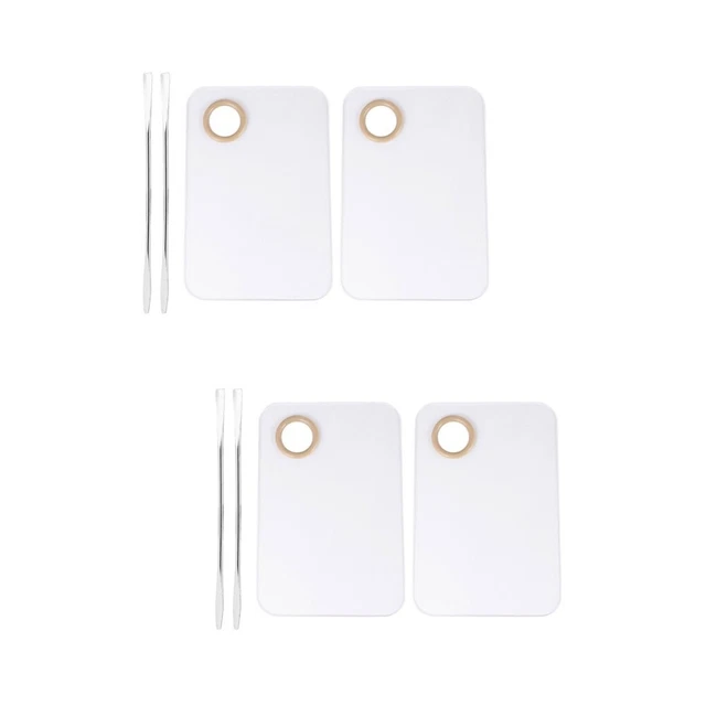 SET OF 2 Stickers Acrylic Palette Makeup Kit Transparent Nail Art £17. ...