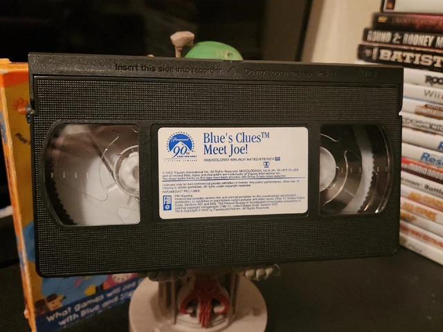 NICK JR BLUE’S Clues Meet Joe VHS Video Tape Nickelodeon Rare! EUR 13 ...