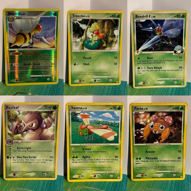 POKÉMON TCG - 12 Grass Type Mid Era Cards. Condition And Sets In ...