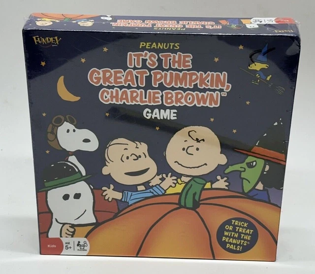 PEANUTS IT'S THE Great Pumpkin Charlie Brown Board Game 2009 Fundex ...