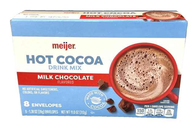 MEIJER MILK CHOCOLATE Hot Cocoa Drink Mix 11 oz £4.16 - PicClick UK