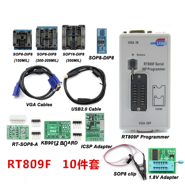 ORIGINAL RT809F SERIAL ISP Programmer Smart Chips Programmable Calculator £58.00 - PicClick UK