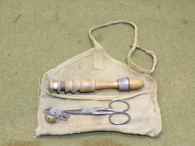 TROUSSE COUTURE 14/18 WW1 sewing kit french army poilu WW2 Adrian EUR ...