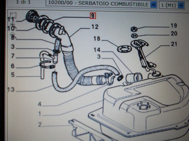 GUARNIZIONE SERBATOIO FIAT Panda 4X4 Uno Turbo Y10 Fuel Tank Gasket Rubber EUR 8,00 - PicClick IT