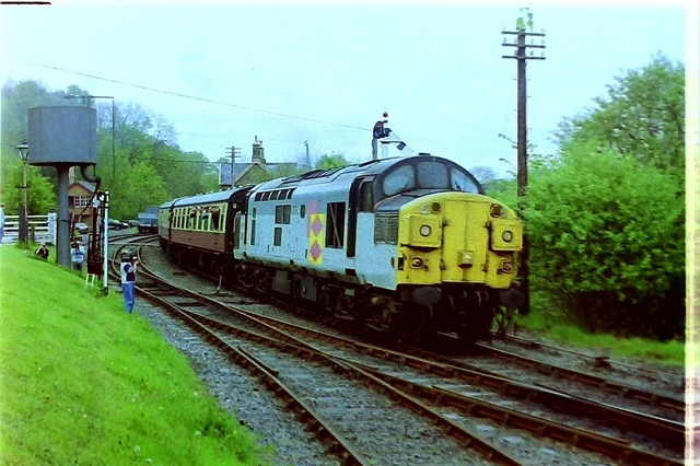 35MM RAILWAY COLOUR Negative Class 37 107 at Highley SVR £1.95 ...