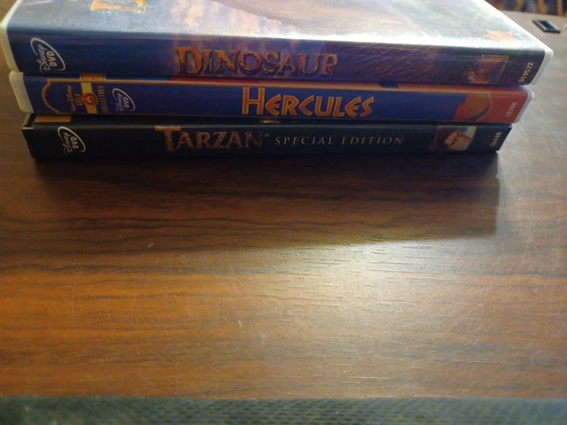 DISNEY 3 DVD Lot. Dinosaur Hercules Tarzan. GOOD USED CONDITION £9.11 ...