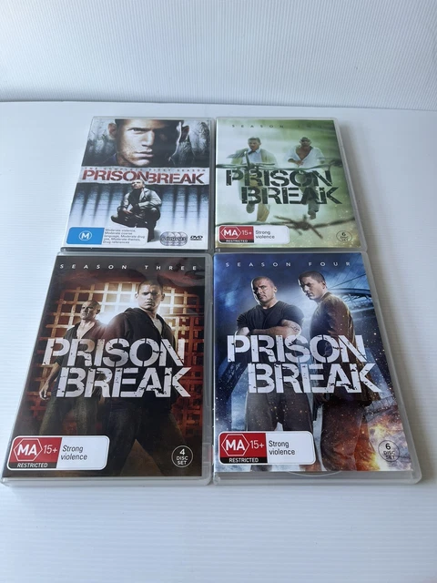 PRISON BREAK COMPLETE Series Seasons 1 - 4 23 Discs 80 Episodes EUR 4,67 - PicClick IT