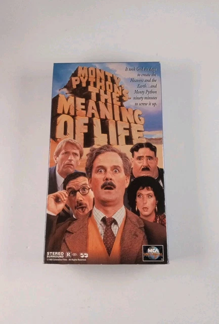MONTY PYTHON'S THE Meaning of Life Comedy (VHS) 1983 John Cleese TESTED ...