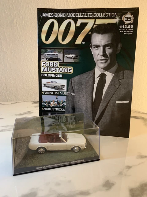 JAMES BOND MODEL Car Collection #35 Ford Mustang Convertible with ...
