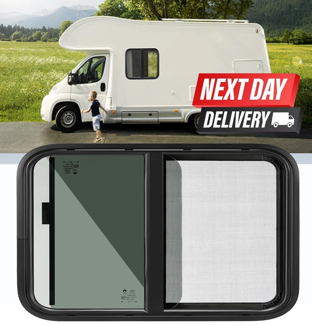 600X500MM SLIDING CAMPER Window for Van / Horsebox Conversion NEXT DAY ...