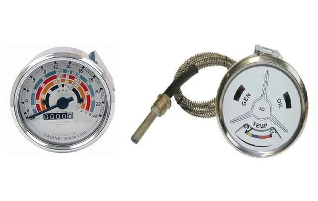 FORDSON SUPER MAJOR Tractor Temperature Gauge & Tachometer £108.00 ...