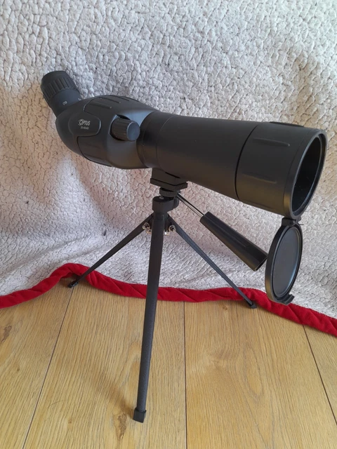 OPTUS ZOOM 20-60X60 Spotting Scope, Tripod, Bag And Lens Caps £39.99 ...