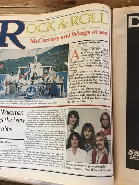 ROLLING STONE 1977 Warhol Cover- Elvis - Wings-Curtis Hayes- NYC ...