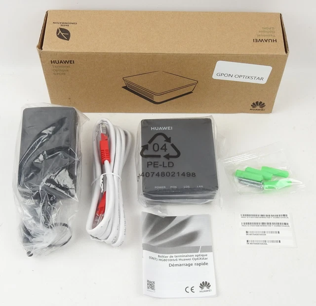 HUAWEI TERMINAL OPTIQUE Gpon OptiXstar HG8010Hv6 Original Noir EUR 29 ...