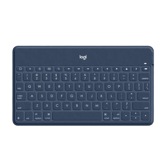 LOGITECH KEYS-TO-GO CLAVIER sans Fil, Clavier QWERTY Scandinave - Bleu ...