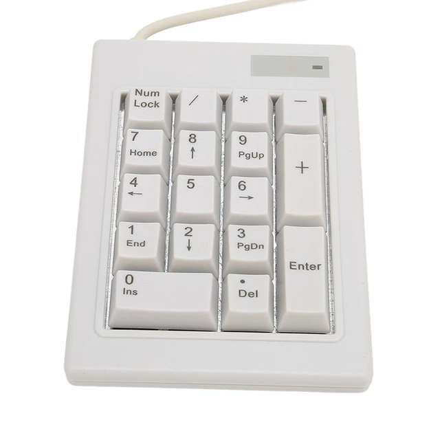NUMERIC KEYPAD 17 Key Silent Mechanical Black Axes Numeric Keypad For ...