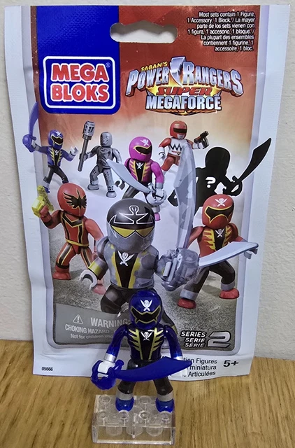 MEGA BLOKS POWER Rangers Super Megaforce Series 2 Figure Transparent ...