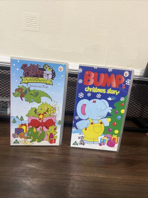 2 CHILDREN’S CHRISTMAS VHS Bumps & Pocket Dragons £10.78 - PicClick UK