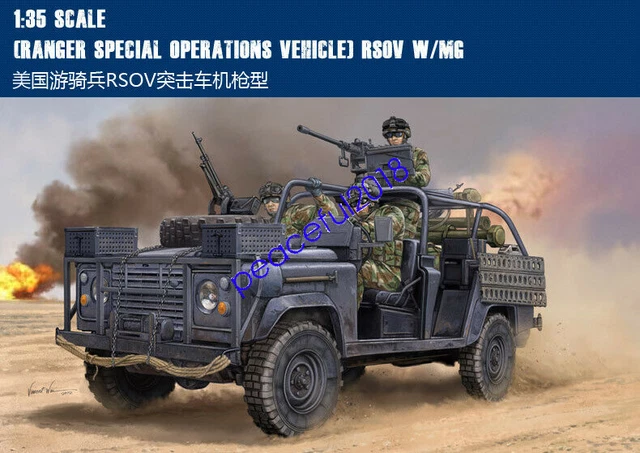HOBBYBOSS 82450 1/35 USA RANGER SPECIAL OPERATIONS VEHICLE RSOV W/MG ...