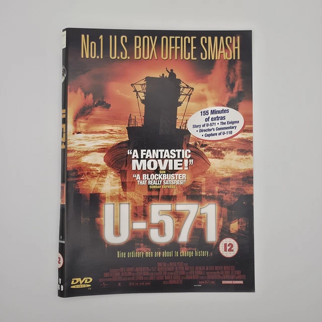 U-571 DVD (2001) Matthew McConaughey, Mostow (DIR) cert 12 (B5) £1.70 ...