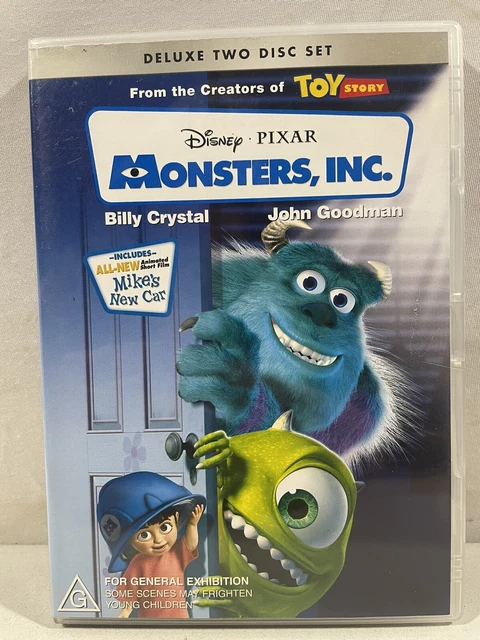 DISNEY PIXAR MONSTERS, Inc. Collector’s Deluxe 2 Disc Set DVD PAL ...