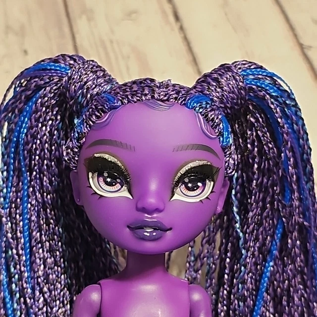 RAINBOW HIGH SHADOW Series Monique Verbena Nude Purple Doll Hair Braids ...