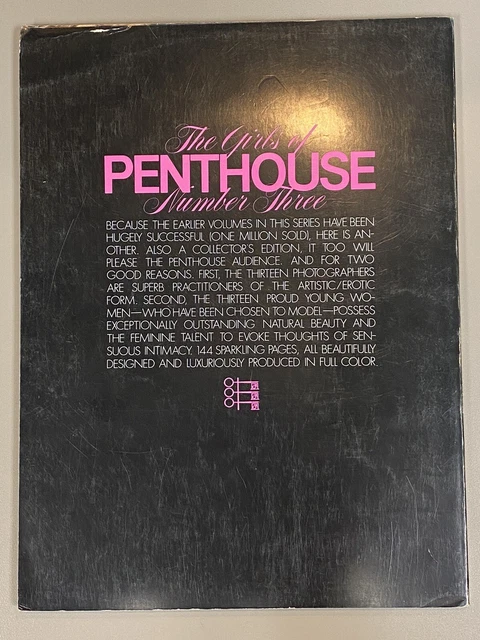 The Girls Of Penthouse Magazine Rare Number Three 3 1980