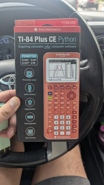 TEXAS INSTRUMENTS TI-84 Plus CE Python PEACH Graphing Calculator NEW SEALED $128.97 - PicClick CA
