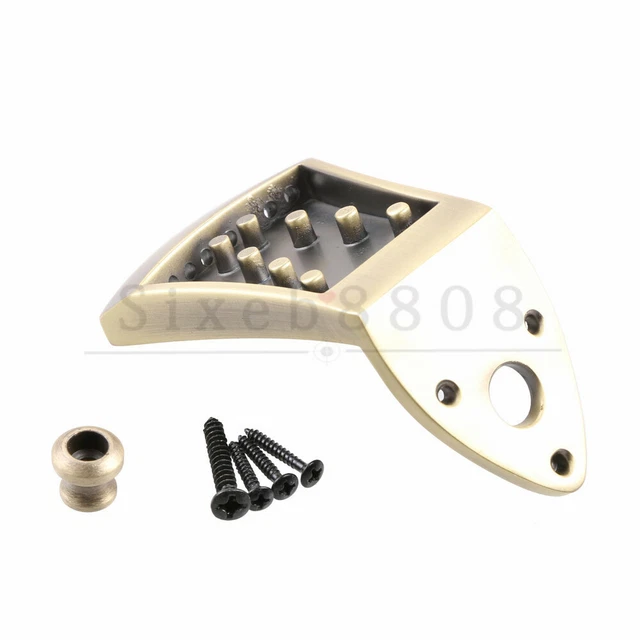 BRONZE TRIANGLE 8 String Mandolin Tailpiece Guitar Part EUR 6,88 ...