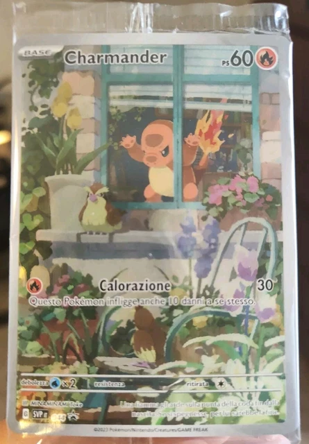 CARTA POKEMON CHARMANDER SVP 044 Promo Ossidiana Infuocata ITA ...