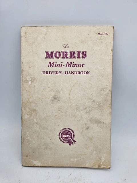 MANUALE DRIVER MINI originale classico Morris mini minore BMC EUR 1,15 ...