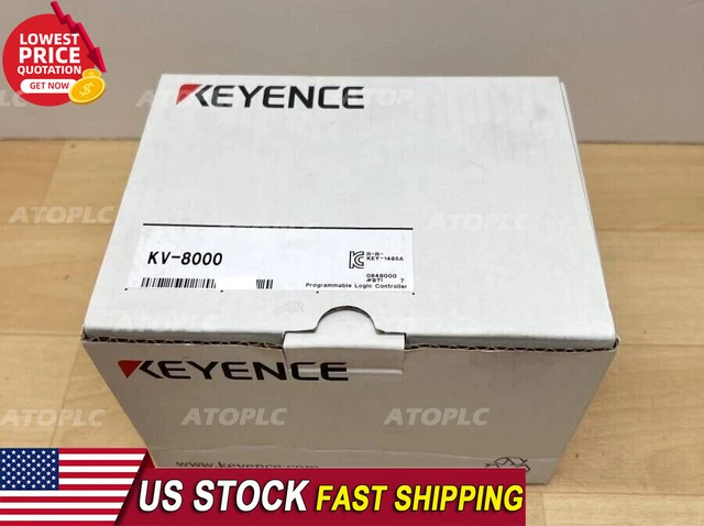 KEYENCE KV-8000 PLC CPU Unit Module Programmable controller NIB $632.01 ...