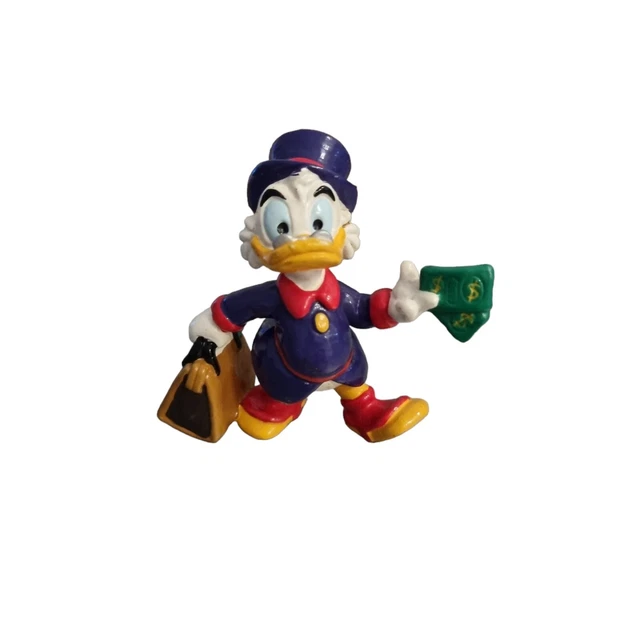 DISNEY BULLYLAND DAGOBERT Duck mit Geldkoffer 7cm Figur 1990 EUR 16,65 - PicClick DE