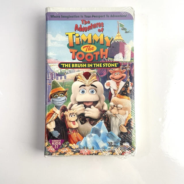 ADVENTURES OF TIMMY the Tooth The Brush in the Stone (VHS, 1996) New ...