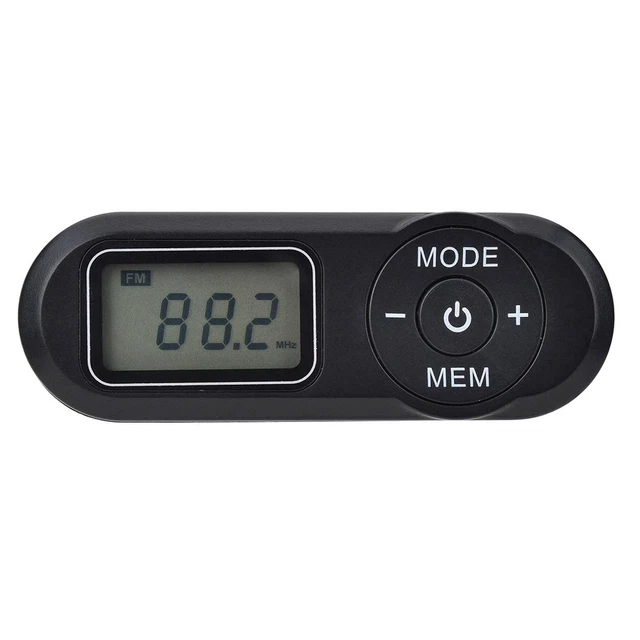 1SET FM Radio Black Radio Receiver with LCD Display FM Radio Headphone ...