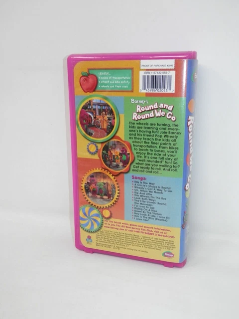 BARNEY EDUCATIONAL VHS Lot - Alphabet Zoo - Read & Dance With Me ...