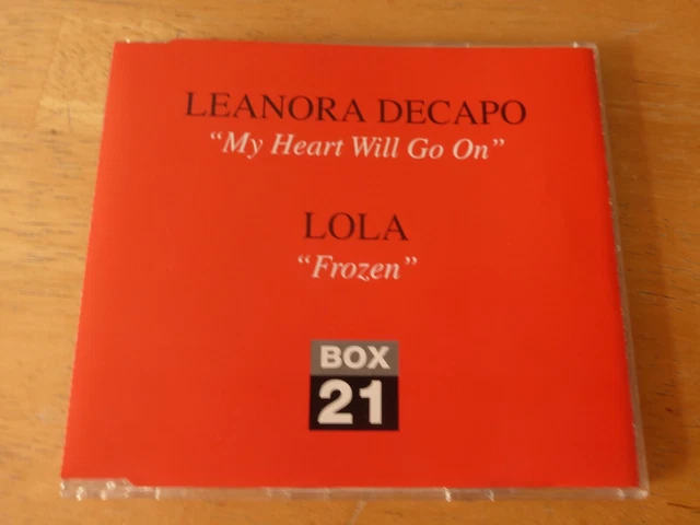 LEANORA DECAPO MY heart will go on the dance mixes single - 5 pistes CD ...
