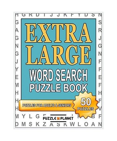 EXTRA LARGE WORD Search Puzzle Book: Extra Large Print Word Search ...