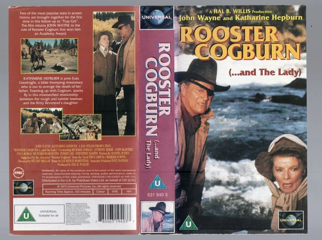 ROOSTER COGBURN & The Lady Vhs Video Tape Vintage John Wayne £3.31 ...