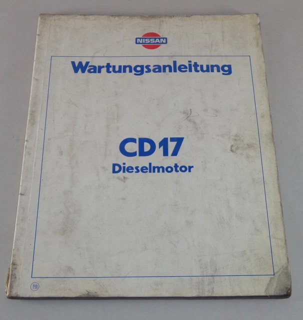 MANUEL NISSAN MOTEUR Diesel CD17 (Ensoleillé,Cherry,Pulsar) Support ...