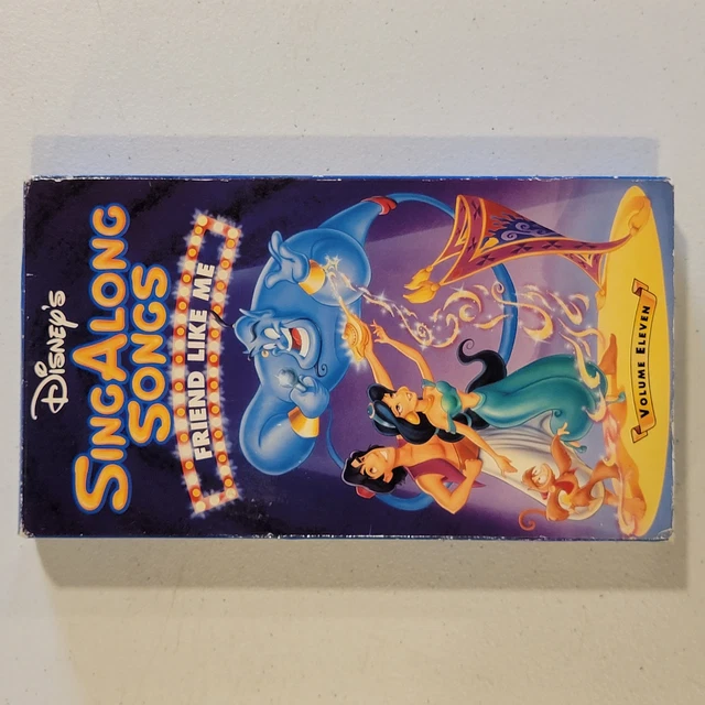 DISNEY'S SING ALONG Songs - Volume 11 - Friend Like Me VHS 1994 ...