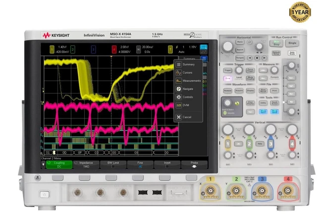 AGILENT KEYSIGHT INFINIIVISION MSOX4154A 1.5GHz Mixed Signal ...