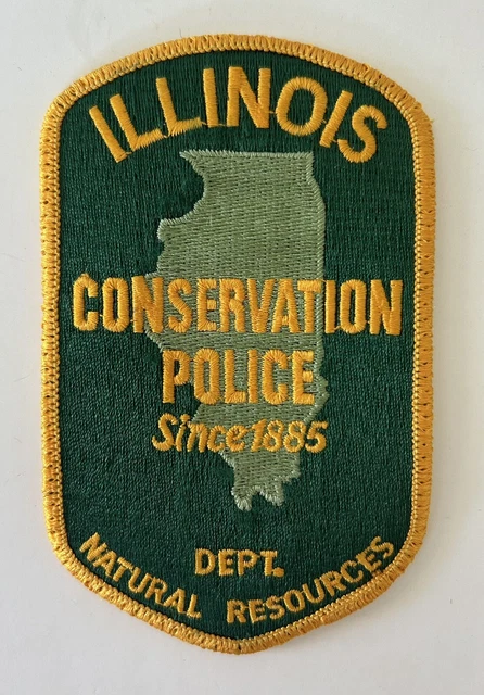 ILLINOIS CONSERVATION POLICE Patch - Since 1885 Dept. Natural Resources ...
