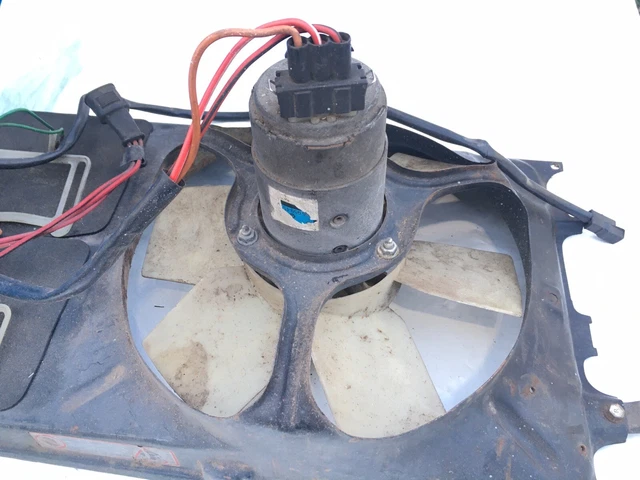 VW RADIATOR FAN+SHROUDING+WIRING Mk2 Mk1 75-92 Golf Jetta GTI Rabbit ...