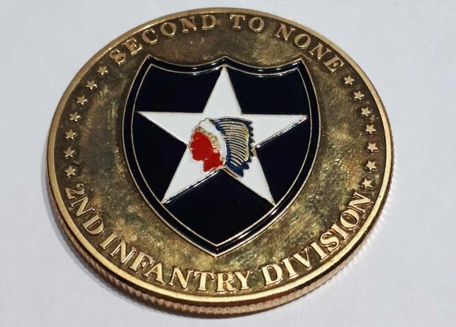 2ND INFANTRY DIVISION Military Challenge Coin US Army Navy $15.00 ...